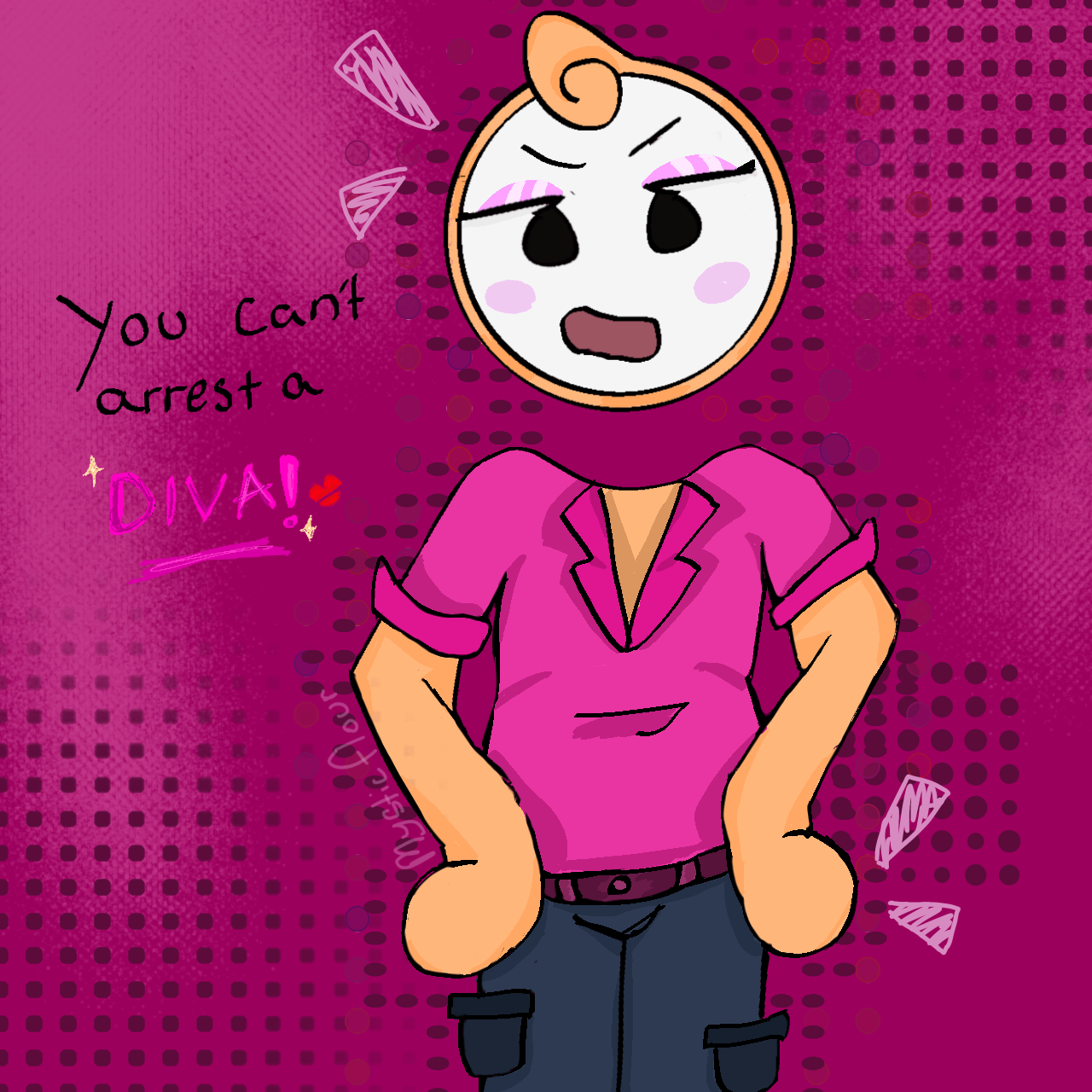 You can’t arrest a DIVA! - ibisPaint