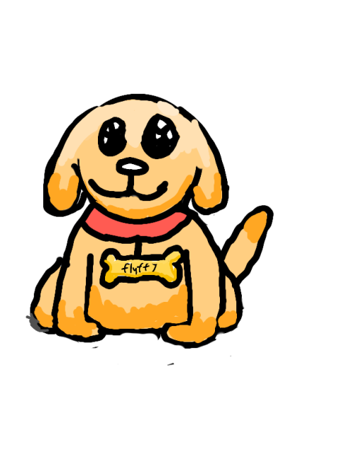 Labrador dog - ibisPaint