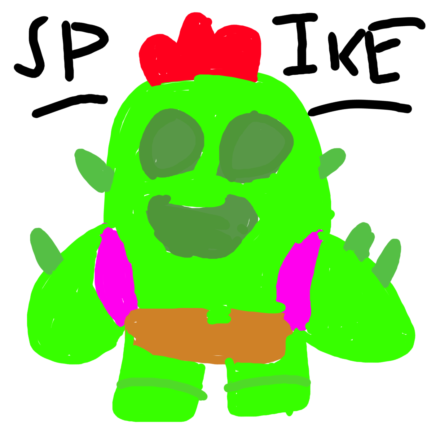 cute spike brawl stars - ibisPaint