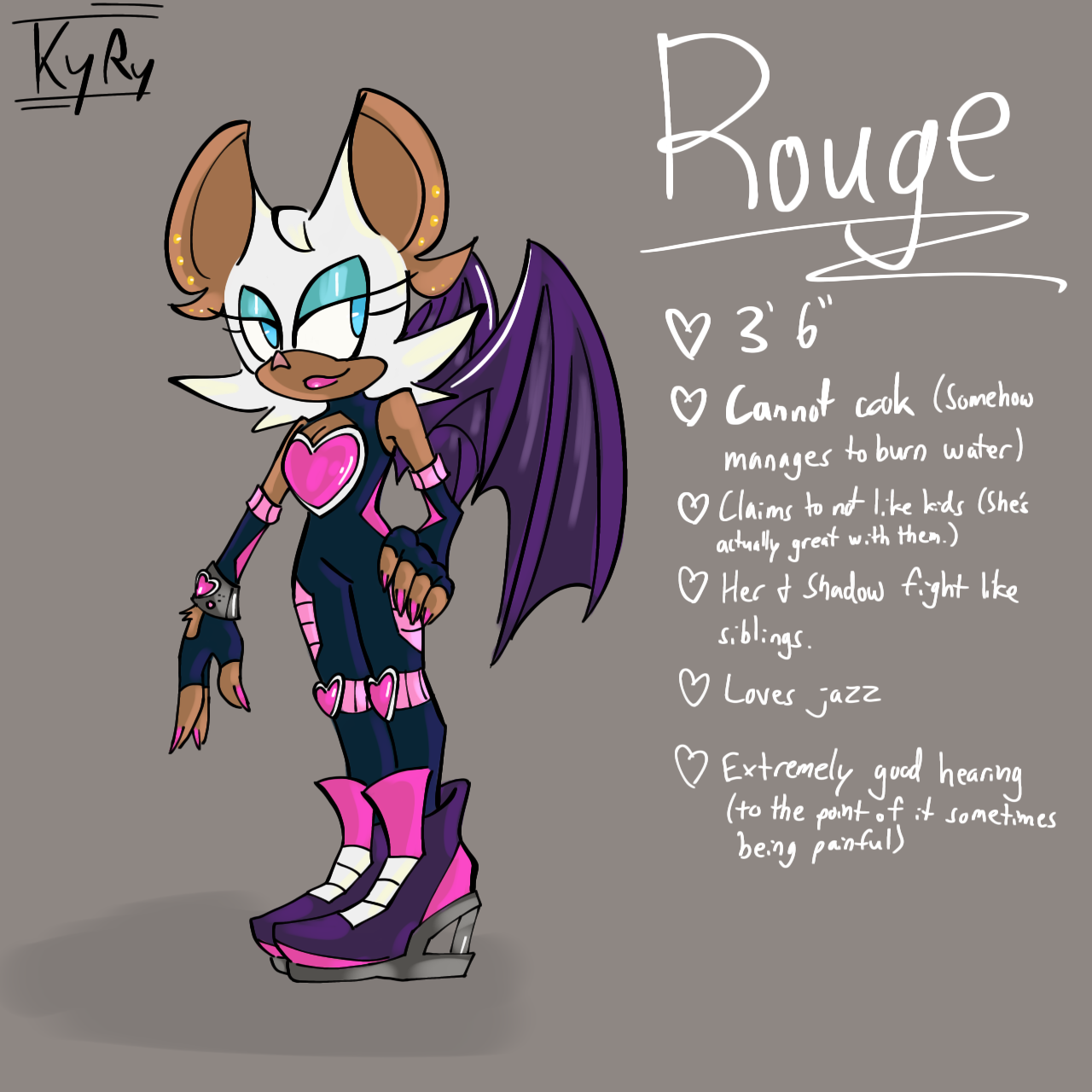 Rouge Headcanons - ibisPaint