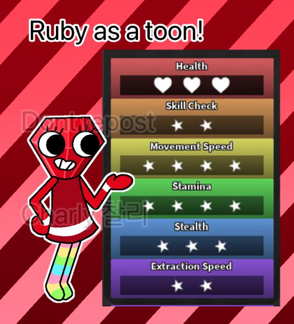 Ruby from bfdia as a toon - ibisPaint