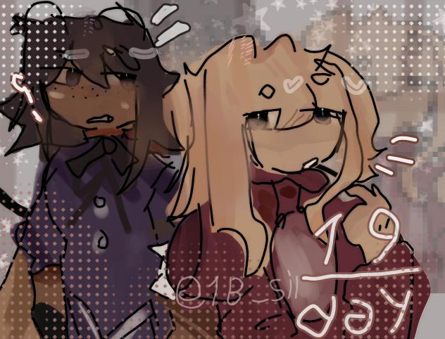 Vee and shelly XD - ibisPaint