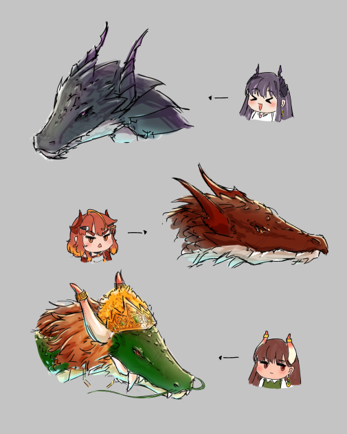 dragon oc headshot - ibisPaint