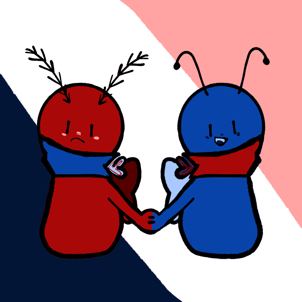 Two of my non-human OCs. Mo and Bumble - ibisPaint