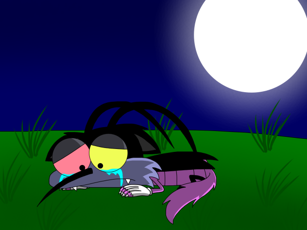 Sad Wereroach Joey. - ibisPaint