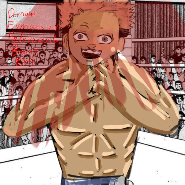 Yuji domain expansion - ibisPaint