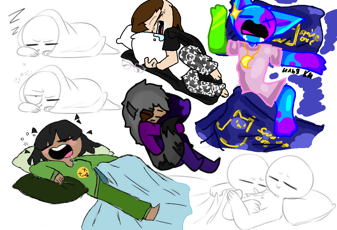 sleepy collab - ibisPaint