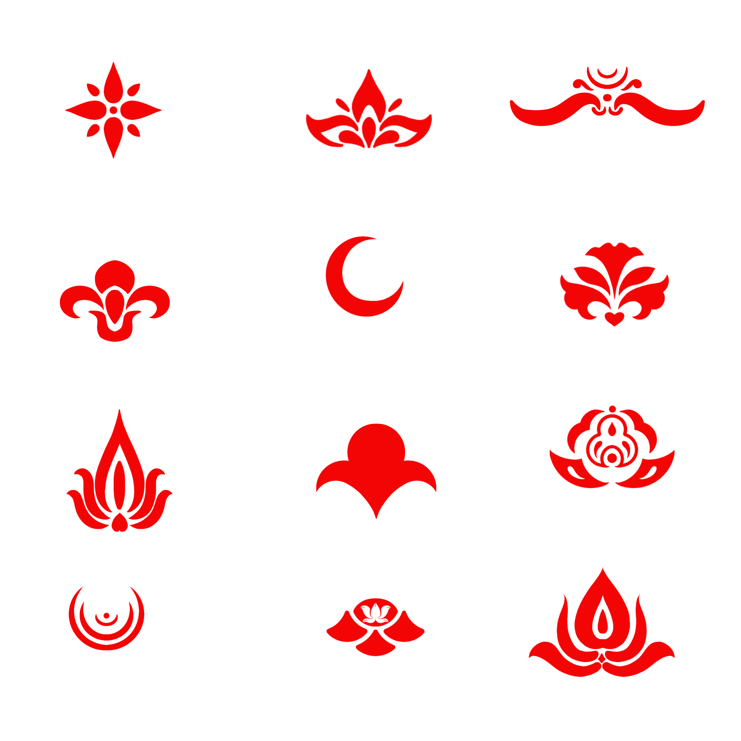 huadian or chinese forehead mark - ibisPaint