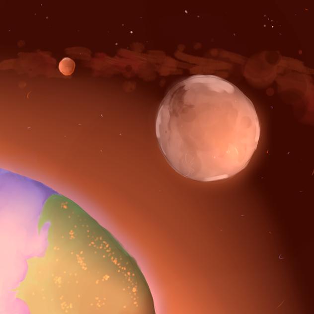 planetary solar system - ibisPaint