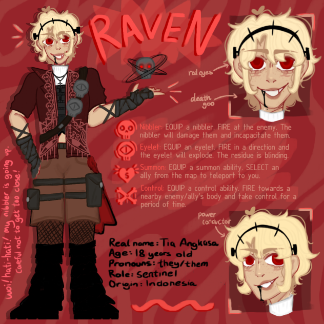Raven - Valorant OC - ibisPaint