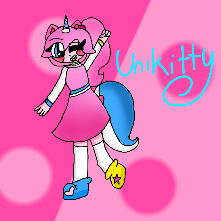Unikitty drawing as a human - ibisPaint