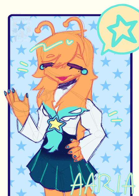 Aaria – Fanart for Catygarden - ibisPaint