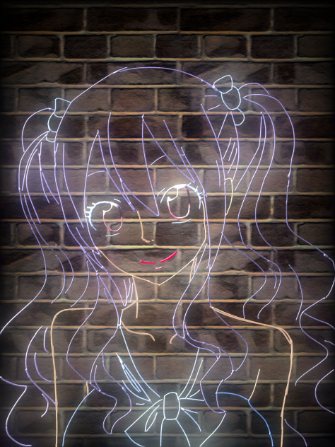 Neon line art - ibisPaint