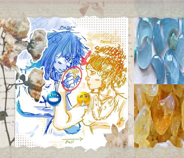 blue and yellow lesbians - ibisPaint