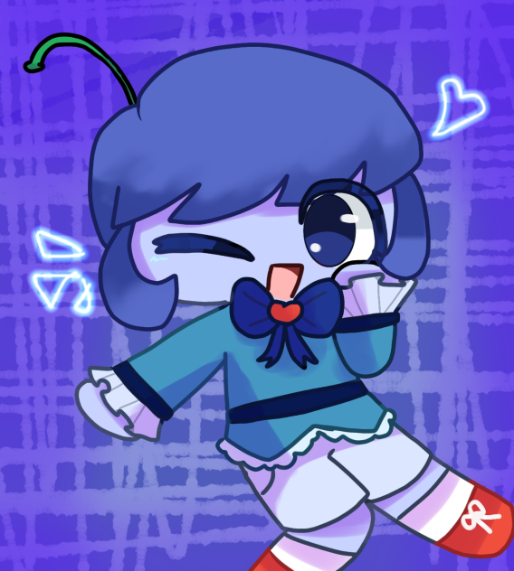 blue cherry! - ibisPaint