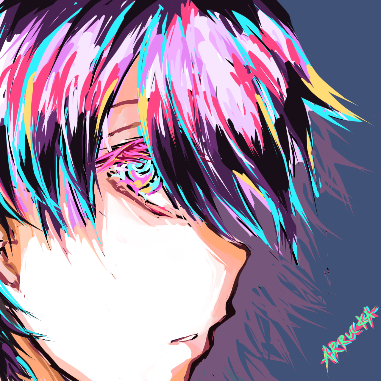 Color splurge doodle - ibisPaint