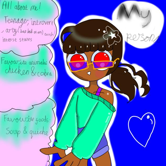 My oc and self insert - ibisPaint