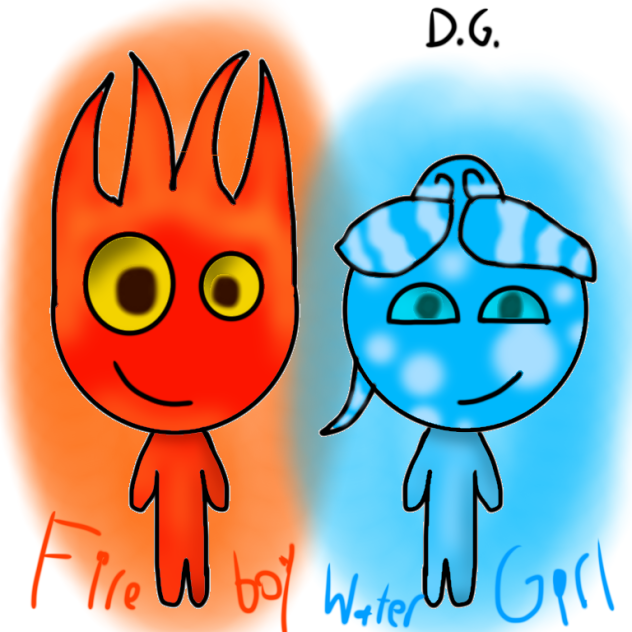 Fireboy and Watergirl - ibisPaint