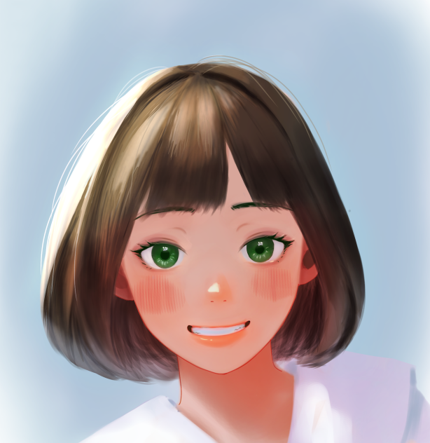 Smiling Girl - ibisPaint