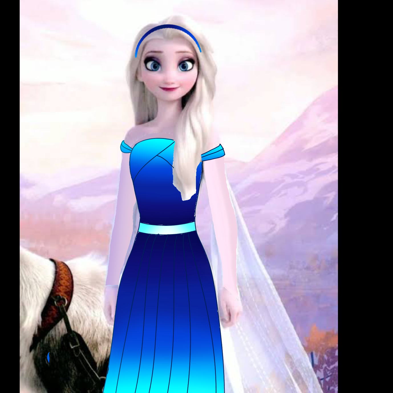 Elsa edit 🧚🏻‍♀️💕 - ibisPaint