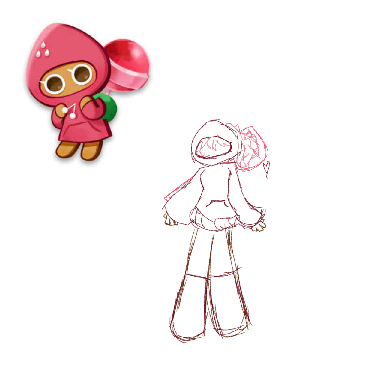 strawberry cookie - ibisPaint