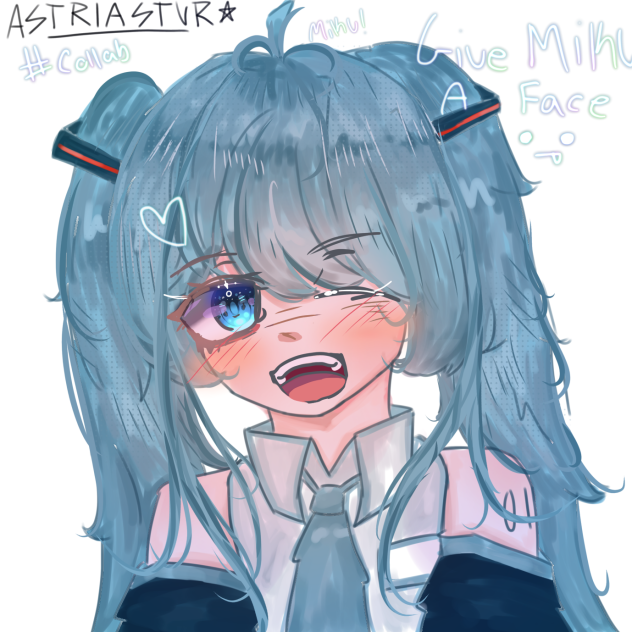 Hatsune Miku Collab pog - ibisPaint