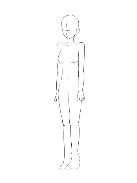 female pose 6 - ibisPaint