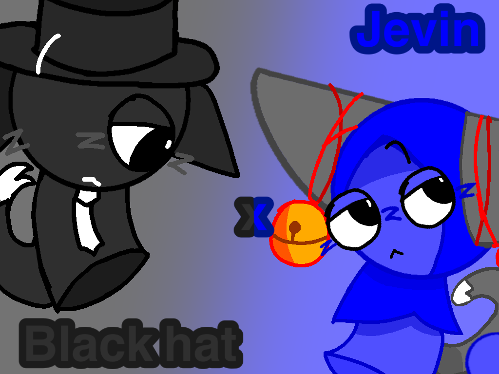 Black hat x Jevin ( neko ) - ibisPaint