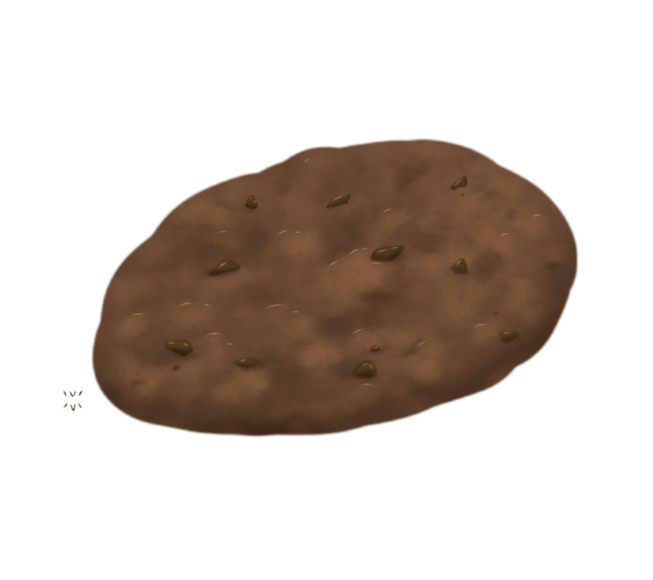 Chocolate cookie - ibisPaint