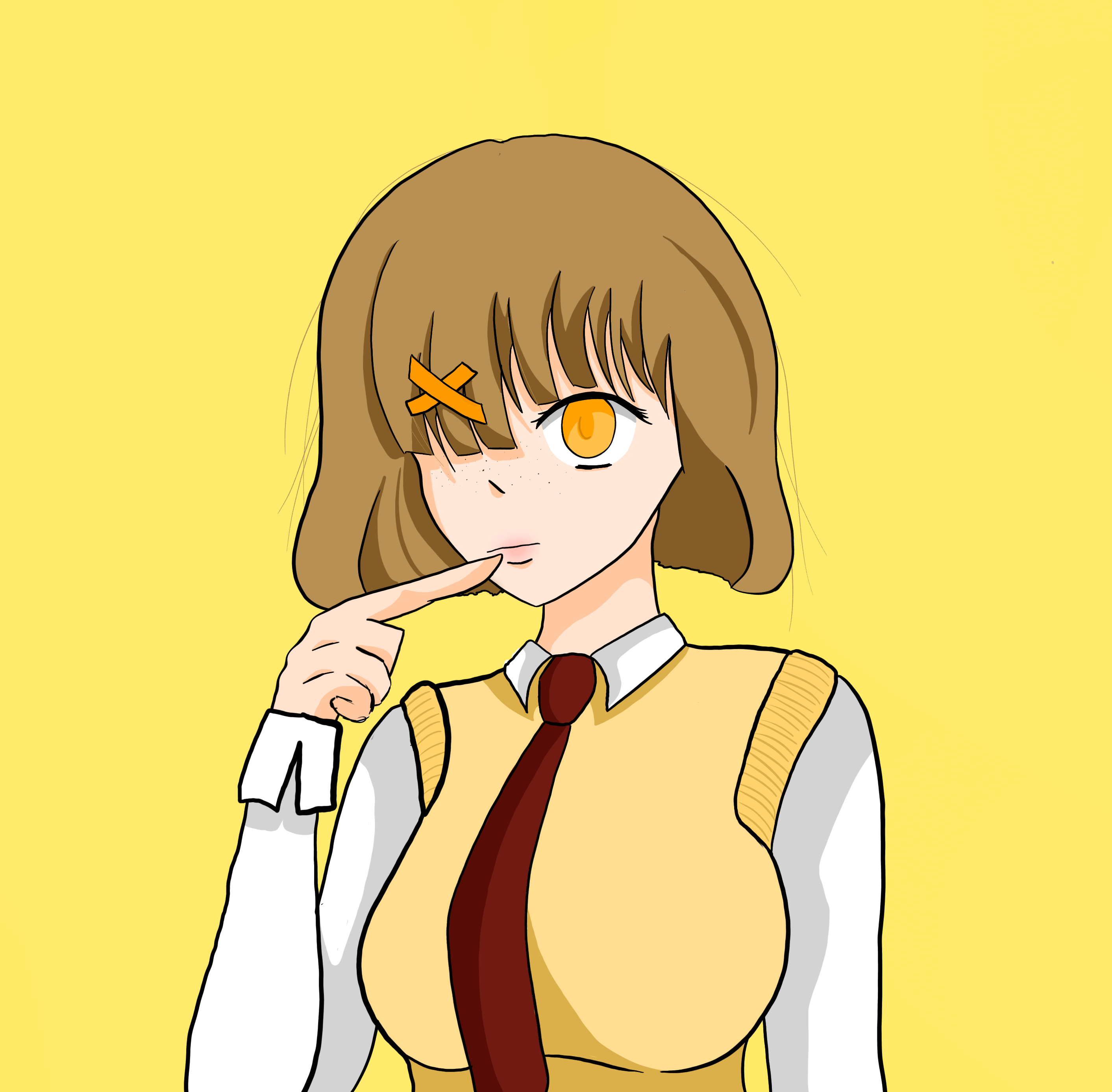 Yellow girl - ibisPaint