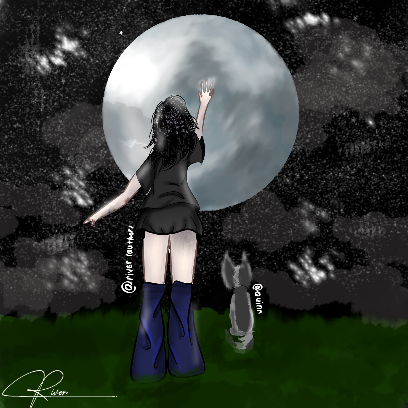 @Quinn and an author - ibisPaint