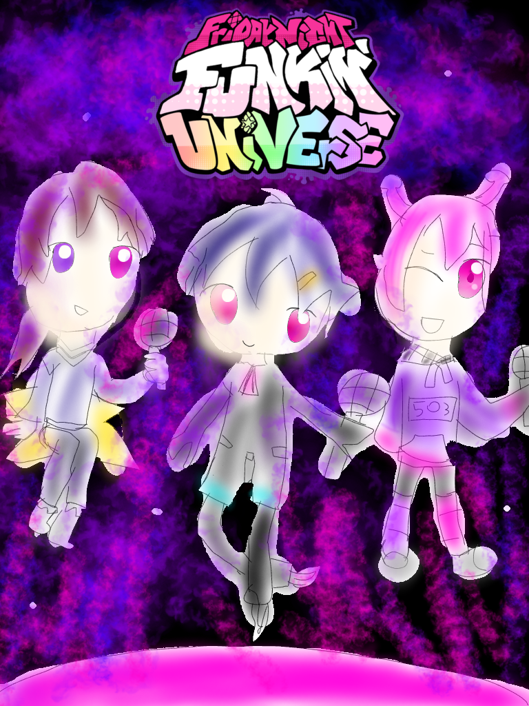 fnf spacey,kou,yuchichi - ibisPaint