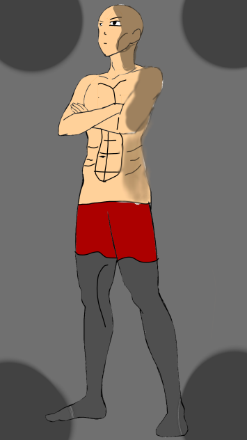 cyborg Gigachad - ibisPaint