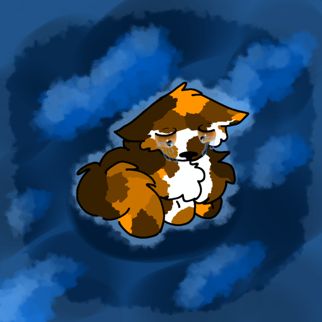 Sad calico - ibisPaint