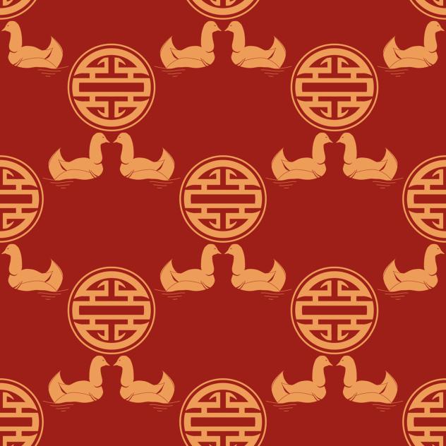 Chinese traditional pattern, wedding - ibisPaint