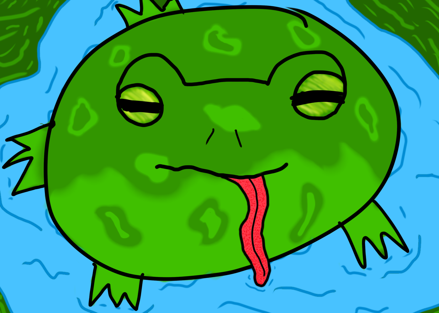 (poorly made) phrog - ibisPaint