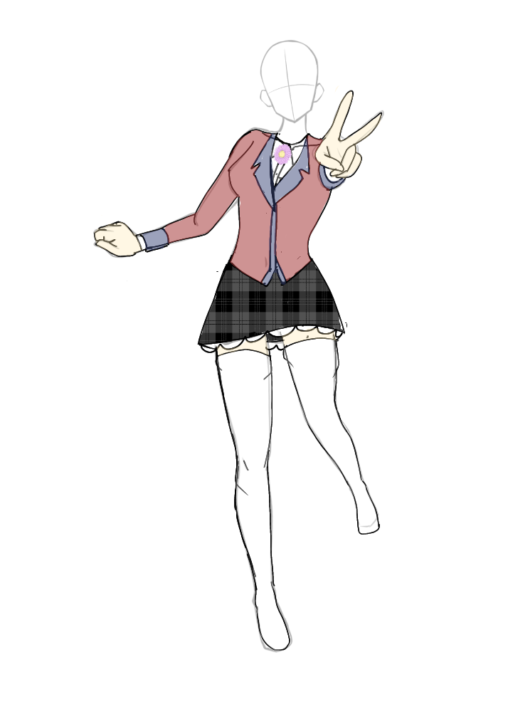 Kakegurui outfit. - ibisPaint