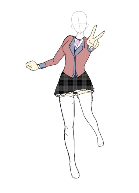 Kakegurui outfit. - ibisPaint