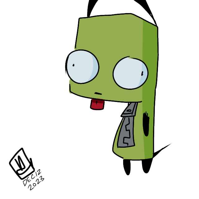 Gir screaming - ibisPaint