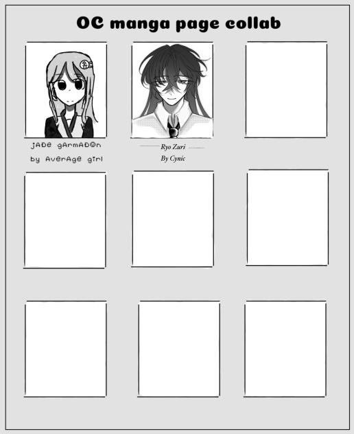 Manga style collab - ibisPaint