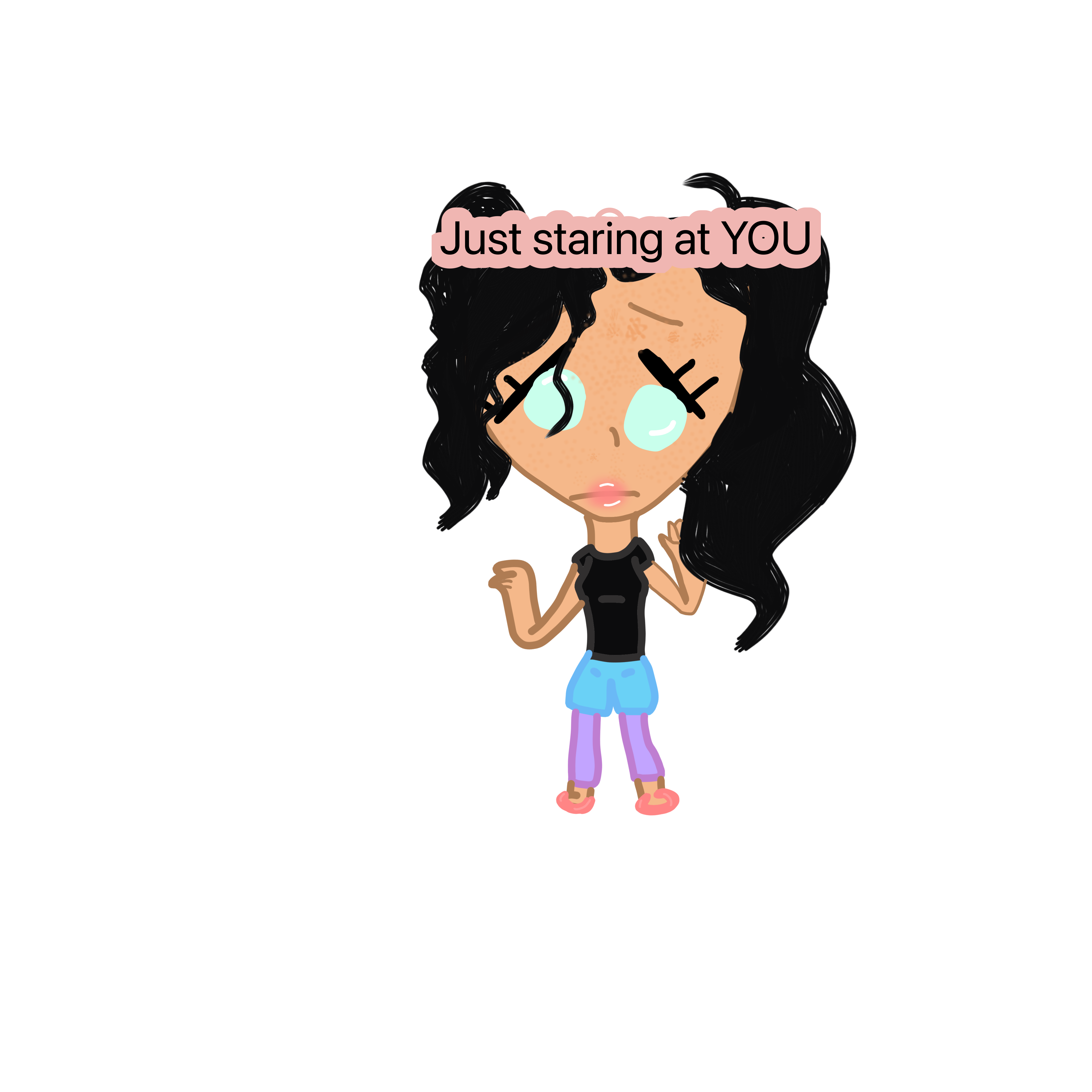 Just staring at U - ibisPaint