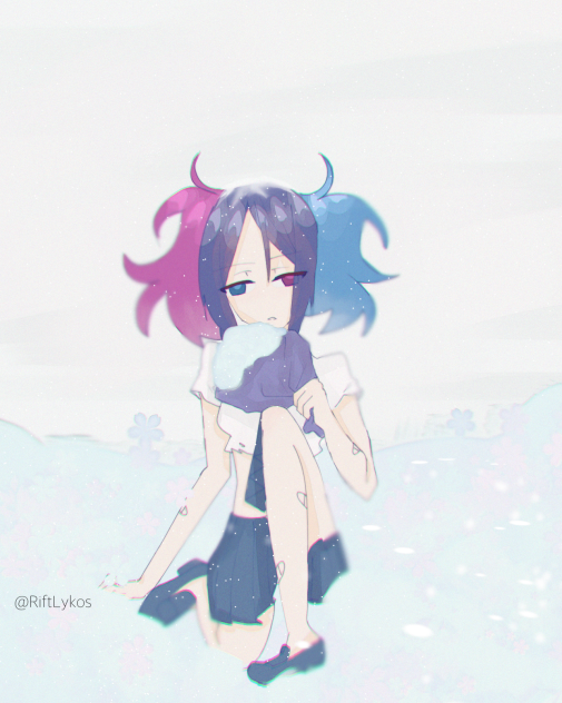 Field of hydrangeas - ibisPaint