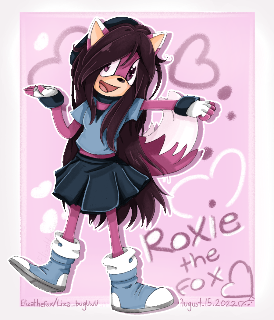 Roxie the fox[sonic oc][speed paint] - ibisPaint