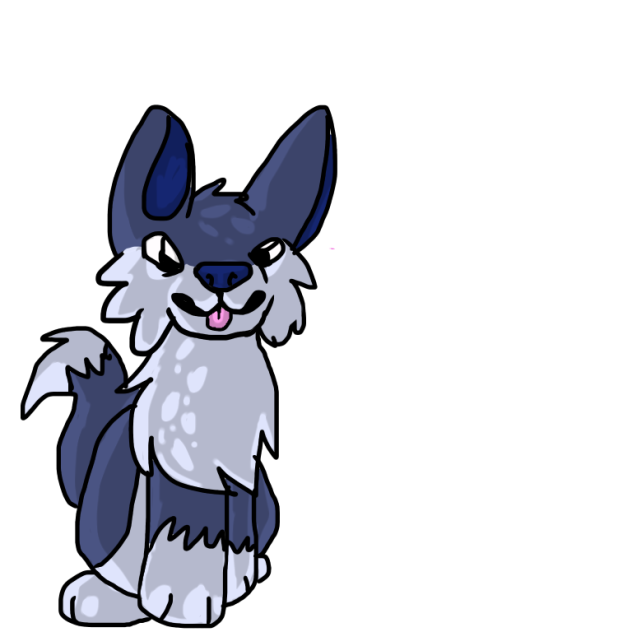 how to draw • animal jam Wolf - ibisPaint