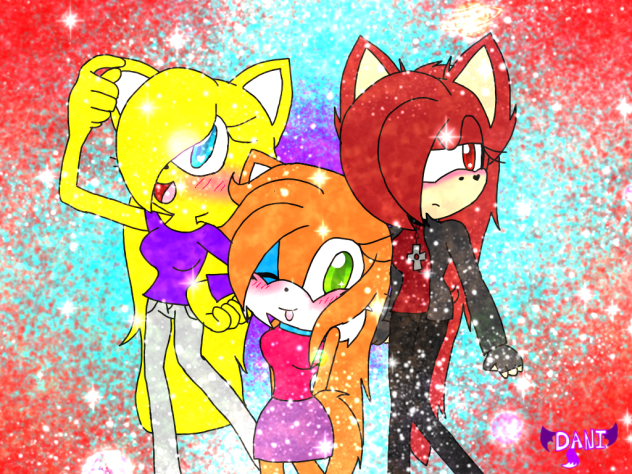 Mafer, Star y Blaze - Speedpaint - ibisPaint
