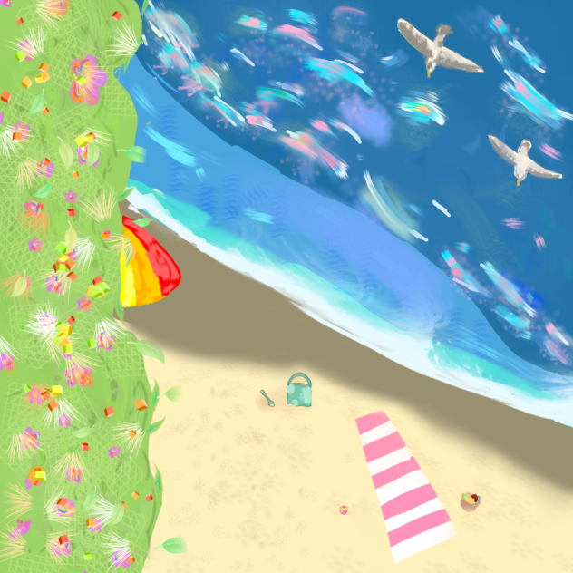 Beach day - ibisPaint