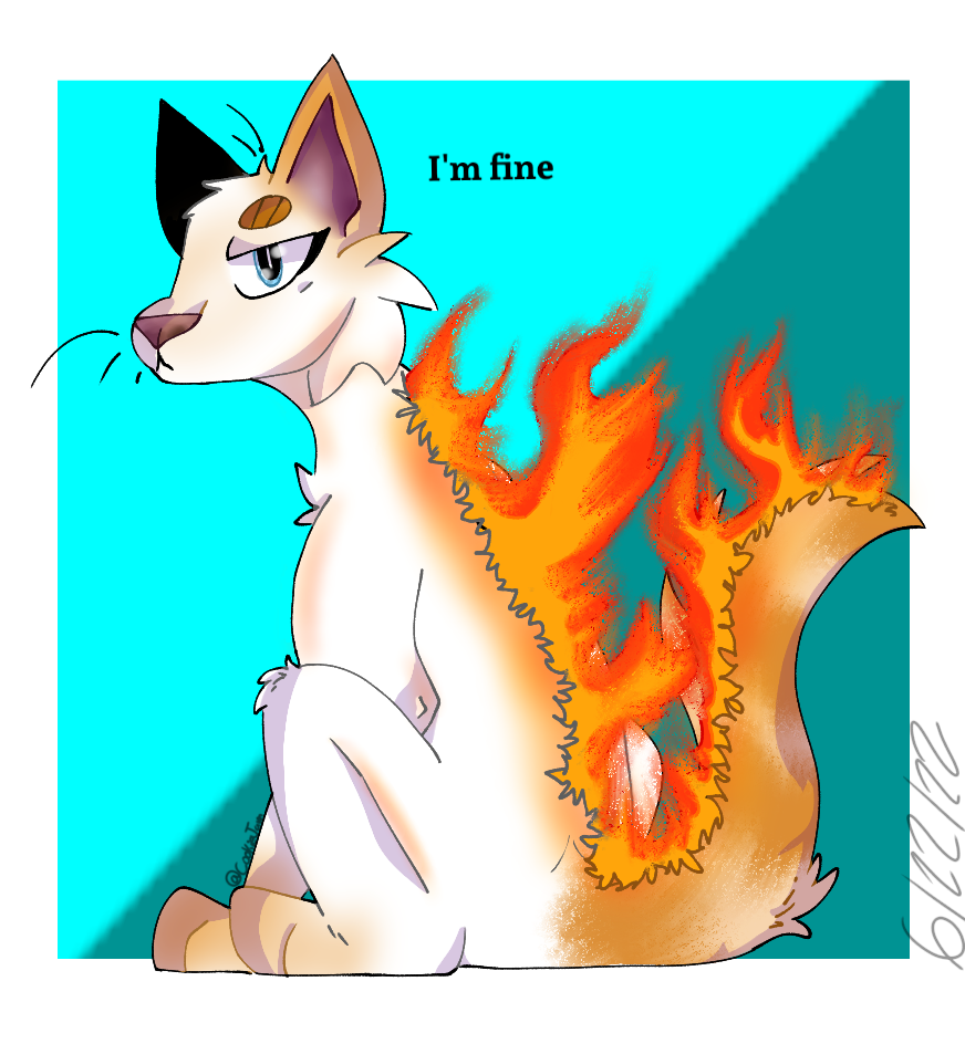 A Flaming Beauty - ibisPaint