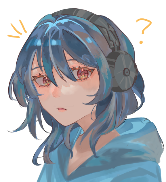 blue girl oc - ibisPaint