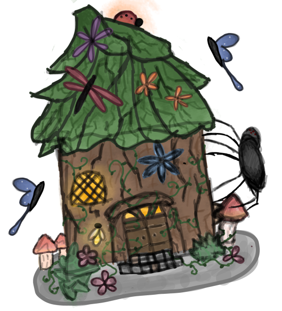 Fantasy cabin - ibisPaint
