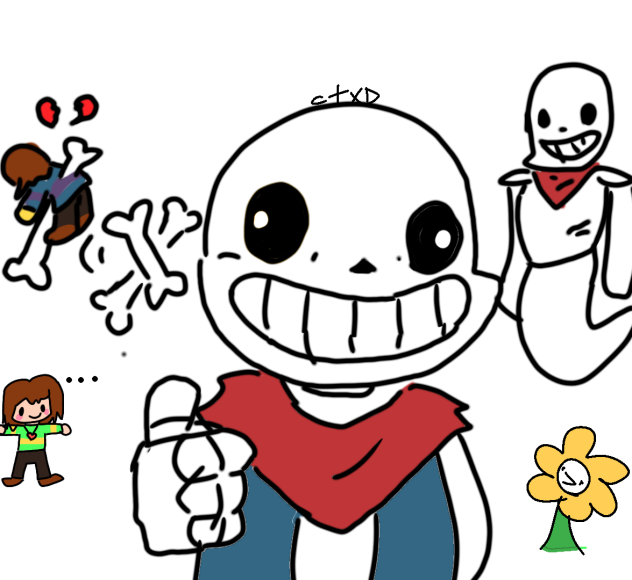 sans epic battle - ibisPaint